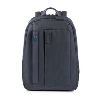 Piquadro Sac &agrave; dos pour ordinateur portable et support pour iPad - Femme - Sacs - Bleu - Taille: ONE Size