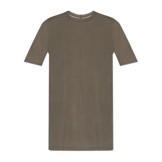 Rick Owens Homme, Tops, Gris, Taille: S T-Shirt Col Rond