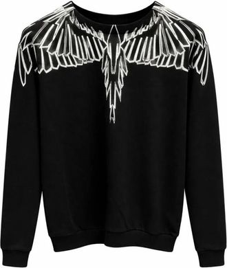 Marcelo Burlon Homme, Sweatshirts et sweats &agrave; capuche, Noir, Taille: S County of Milan SweaT-shirt