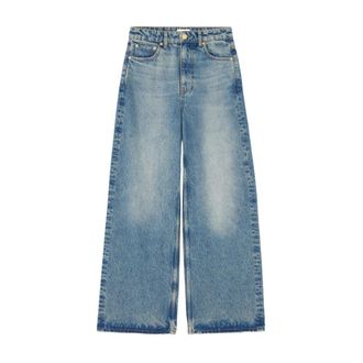 Ganni Wide Jeans - - Jeans - Damen - Blau - W26