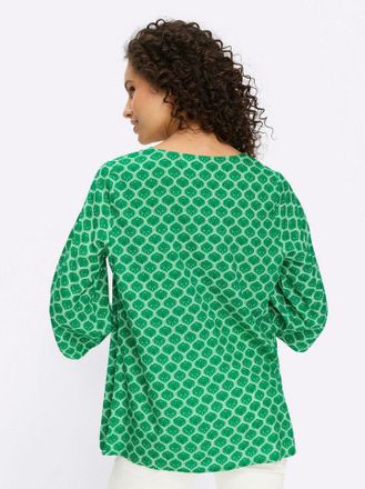 Heine Klassische Bluse Druck-Tunika 3/4-Arm