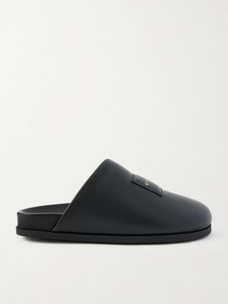 Givenchy Mules En Cuir - Noir