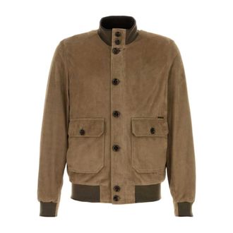 Moorer Homme, Vestes, Beige, Taille: M Carlos Bomber Jacket