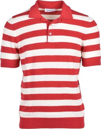 Gran Sasso Homme, Tops, Rouge, Taille: M Polo in spugna