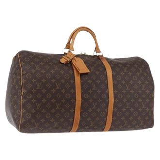 Louis Vuitton Sac Boston Keepall 60 Pre-owned - Femme - Pre-owned - Brun - Taille: ONE Size