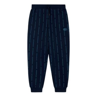Emporio Armani Emporio Armani Ea7, Homme, Pantalons, Bleu, Taille: L Pantalon de surv&ecirc;tement en jersey avec d&eacute;tails c&ocirc;tel&eacute;s