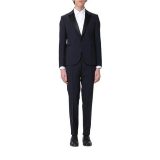 Emporio Armani Smoking aus Schurwolle - - Suits - Herren - Blau - XL
