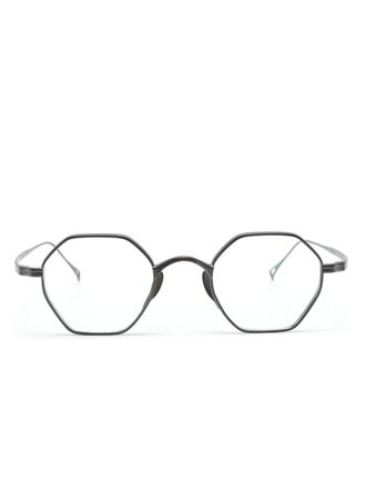 Kame ManNen lunettes de vue 152 à monture géométrique - Gris
