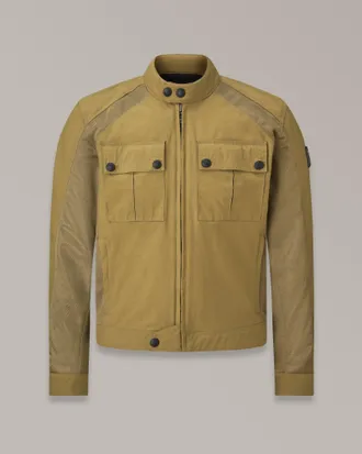 Belstaff Belstaff Veste Motard Temple pour homme Nylon technique Olive Belstaff Taille 2XL