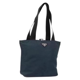 Prada Pre-owned Vintage Tote Bag - - Pre-owned - Damen - Blau - ONE SIZE
