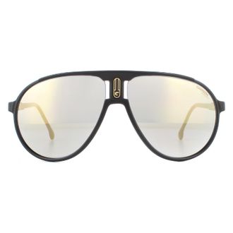 Carrera Sonnenbrille Champion 65 003/JO Matt Schwarz Grau Bronze Verspiegelt