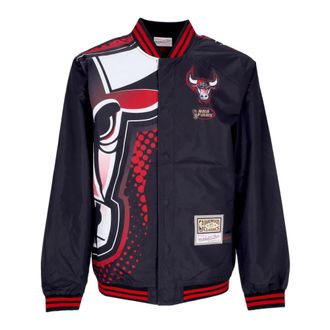 Mitchell & Ness Chicago Bulls NBA Bomberjacke Schwarz - - Jackets - Herren - Mehrfarbig - S