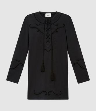 Isabel Marant Robe Elka Faded Black