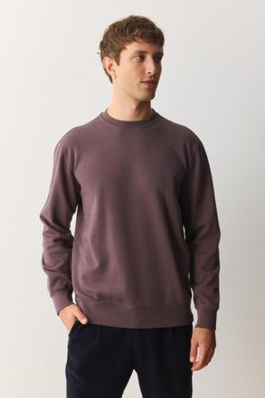 recolution Recolution Herren vegan Sweatshirt Tamarillo Dunkle Traube
