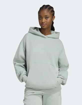 adidas adidas Performance - Future Icons - Sweat &agrave; capuche &agrave; logo 3 bandes - Sauge &eacute;clatant-Vert