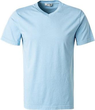 Crossley Herren T-Shirt blau Baumwolle