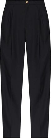 Dolce & Gabbana Stoffhose mit Bundfalten aus Wolle - - Trousers - Herren - Schwarzk - S