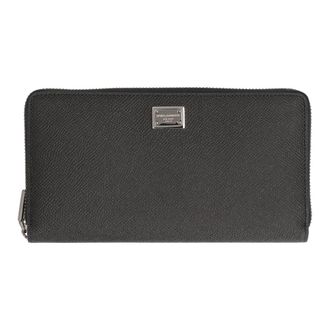 Dolce & Gabbana Zip-around Dauphine Geldb&ouml;rse - - Accessories - Herren - Schwarzk - ONE SIZE