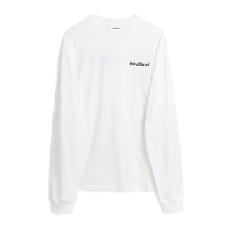Soulland Derek Langarmshirt - - Tops - Herren - Wei&szlig; - XS/S