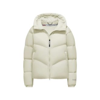 Invicta Kurze Puffy Kapuzenjacke - - Jackets - Damen - Wei&szlig; - M