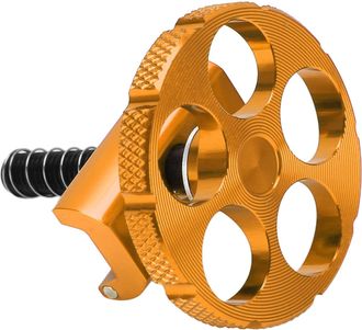 Generic CNC-integrierte Aluminium-C-Schnalle f&uuml;r -Faltrad, Langlebiges Material, Praktisch Zum Zusammenklappen, 2,4 X 2,1 Zoll, 1 St&uuml;ck (Gold)