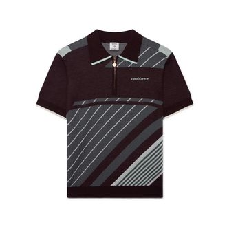 Casablanca Homme, Tops, Violet, Taille: 2XL T-shirt élégant pour un look tendance