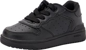 Geox Jungen M&auml;dchen J WASHIBA Girl D Sneaker, Black, 24 EU