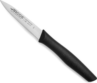 Arcos Küchenmesser Edelstahl NITRUM 85 mm - Obst- und Gemüseschäler, Ergonomischer Griff, Serie Nova