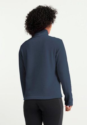 Jack Wolfskin Stehkragenpullover TAUNUS 100 HZ W Fleecepullover, Halfzip-Rei&szlig;verschluss, Stehkragen