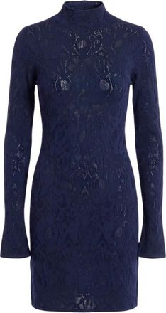 Dondup Da620 Strickkleid - - Dresses - Damen - Blau - M
