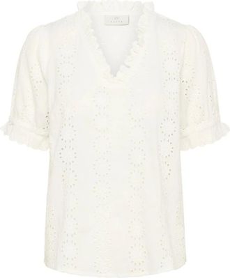 Kaffe Femme, Blouses et Chemises, Beige, Taille: 38 FR Blouses