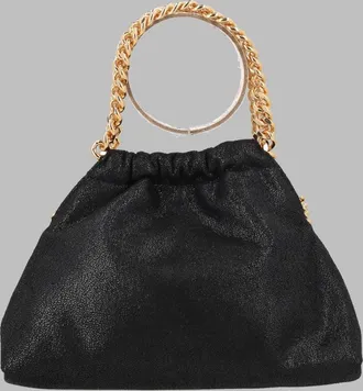 Stella McCartney Womens Handbag Falabella Mini Black Polyester Handbags Hand Bags