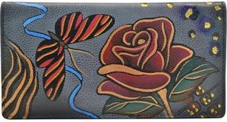 Anuschka Portefeuille en cuir v&eacute;ritable