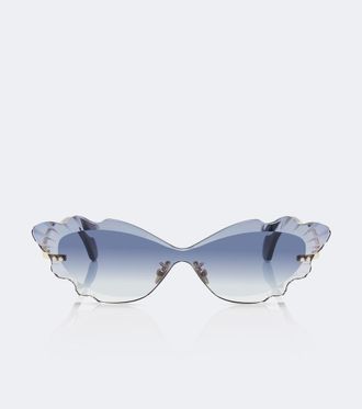 Aquazzura Cat-Eye-Sonnenbrille Palm Beach