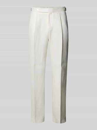 HUGO BOSS Relaxed Fit Leinenhose aus reinem Leinen Modell PERINO