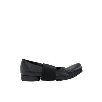 Uma Wang Leder Ballerina Strap Schuhe - - Shoes - Damen - Schwarzk - 36 EU