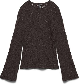 Vero Moda Vmstacy Ls O-Neck Lace Top JRS Exp