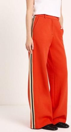 Lanius Lanius Damen vegan Hose Fire In Kontrastrot