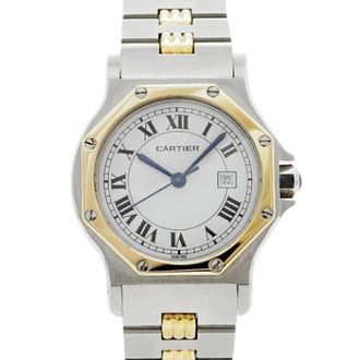 Cartier unisex, Pre-owned, Blanc, Taille: ONE Size Montre-bracelet vintage doccasion