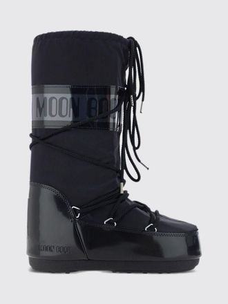 Moon Boot Bottes de neige Icon Glance en nylon matelass&eacute; avec la&ccedil;age crois&eacute;