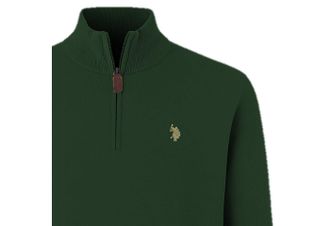 U.S.Polo Association Sweatshirt Herren Strickpullover 1er Pack Baumwolle (Packung, 1er Pack)