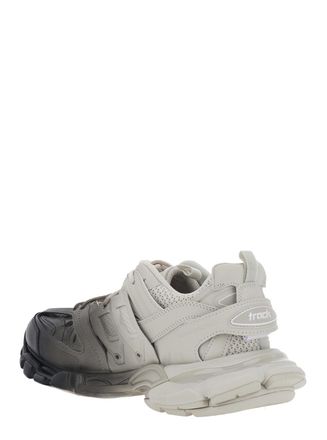 Balenciaga Mens Sneakers Track White-Black Polyurethane Trainers White/black