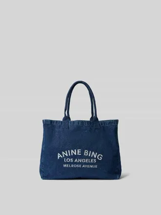 Anine Bing Tote Bag in Denim-Optik