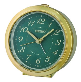 Seiko Wecker analog Gold QHE187F
