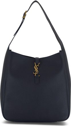 Saint Laurent Große Le 5 à 7 Supple Schultertasche - Schwarz