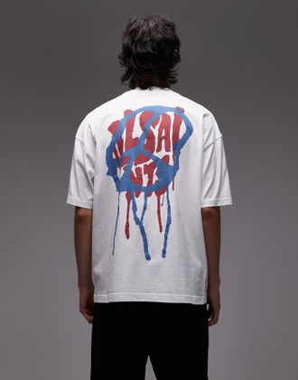 AllSaints T-shirt &agrave; motif - Blanc