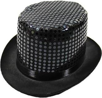 Generic Chapeau &agrave; paillettes pour homme et femme - Multicolore - Paillettes - Chapeau amusant - Chapeau de danse brillant - Accessoire de d&eacute;coration pour bal 