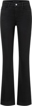 Mac Jeans Mac - Damen 5-Pocket Jeans, Boot Authentic (5220-90-0387L), Größe:W32, Länge:L30, Farbe:Black Black (D999)