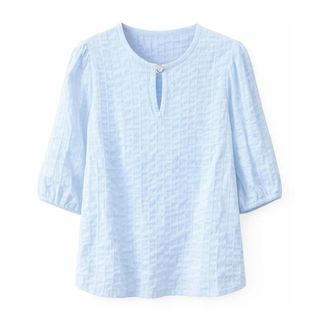 2-Biz Femme, Blouses et Chemises, Bleu, Taille: 46 FR Blouse