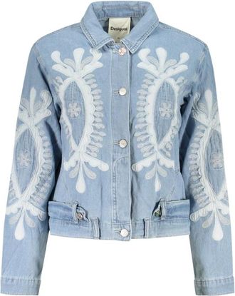 Desigual Femme, Vestes, Bleu, Taille: 40 FR Denim Vestes